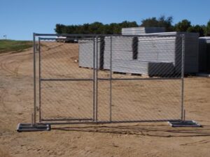 Impasse 6'x10' Temporary Fence Panel with Gate - Temporary Fence Supply